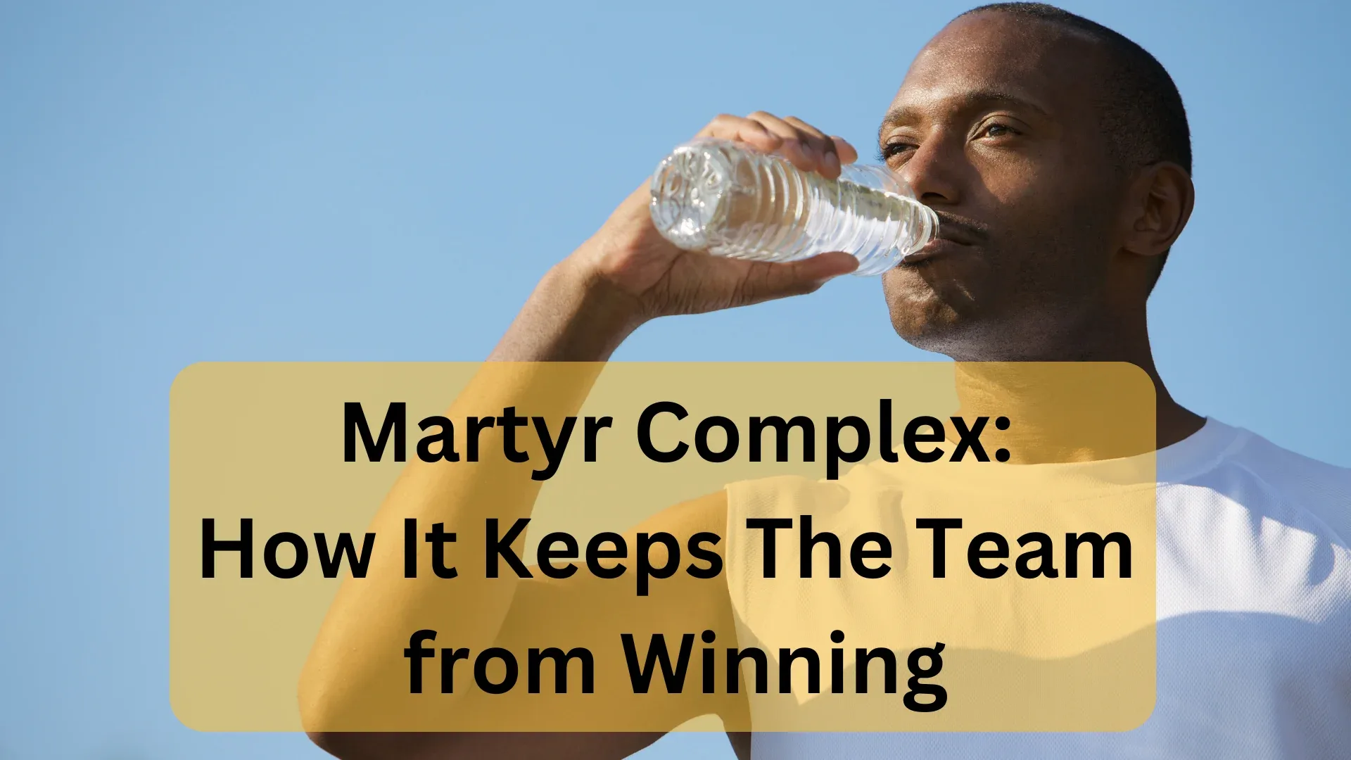 Martyr Complex and How It Keeps The Team from Winning - Dr. Eddie O'Connor